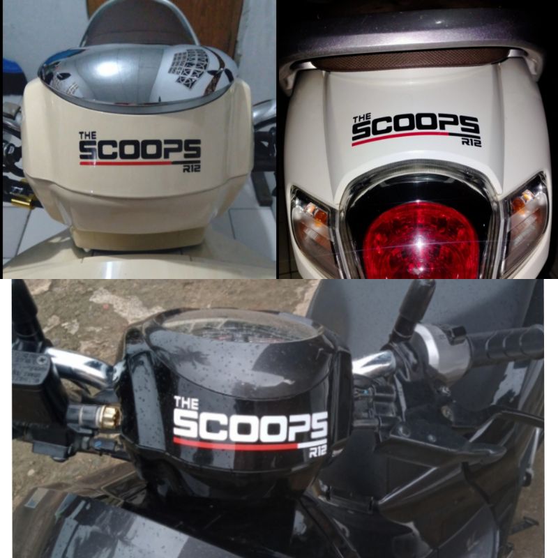 Jual stiker the Scoops r12 cutting sticker Honda Scoopy | Shopee Indonesia