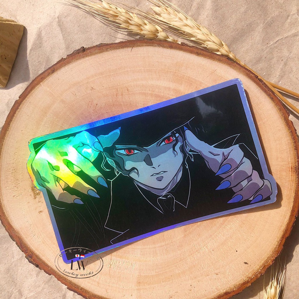 Jual Kimetsu no Yaiba / Demon Slayer Hologram Sticker Muzan | Shopee ...