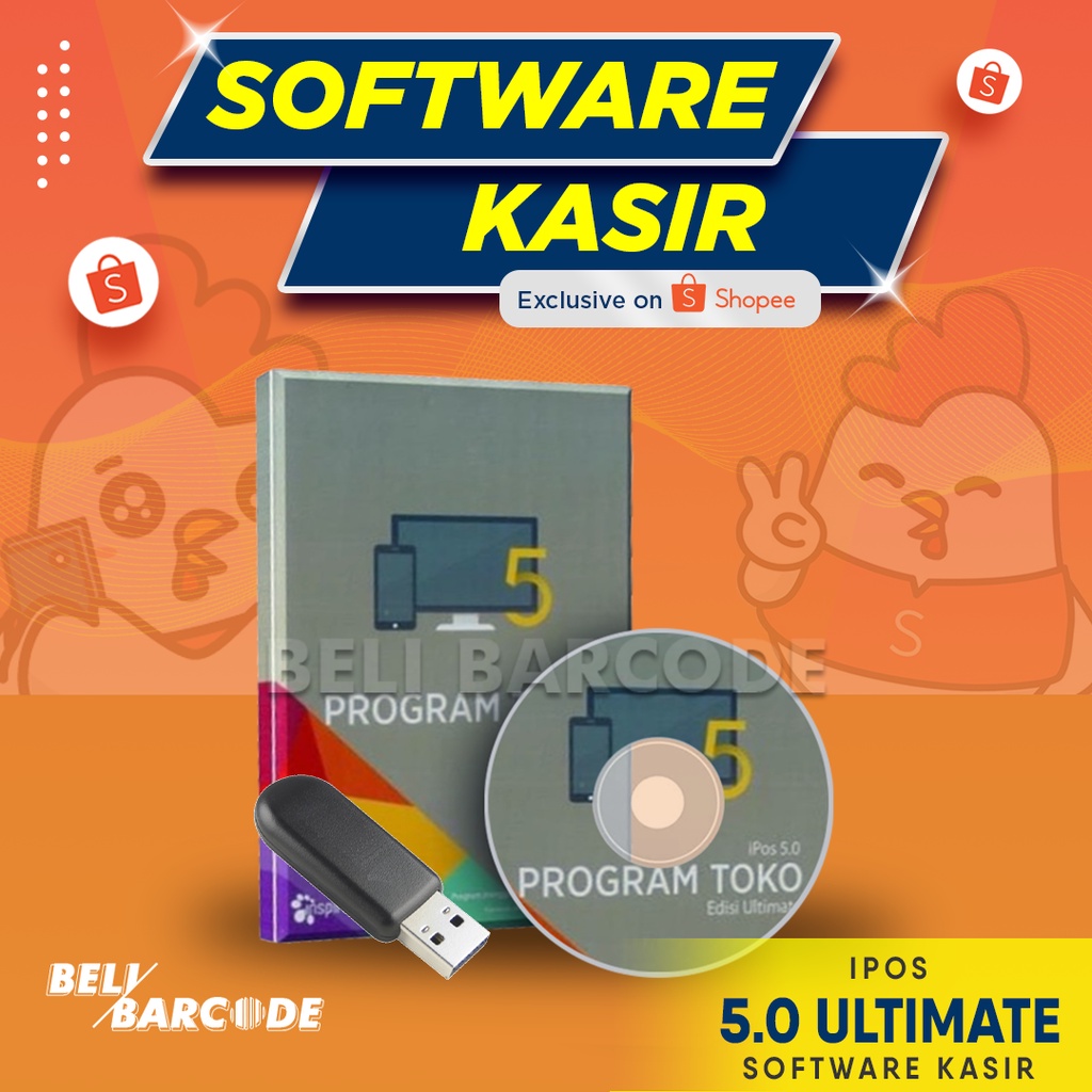 Jual Ipos 5.0 Ultimate Dongle Software Aplikasi Kasir Retail | Shopee ...