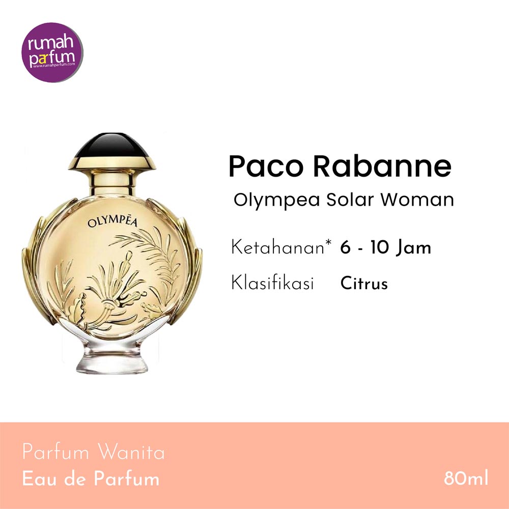 Jual Parfum Wanita Paco Rabanne Olympea Solar Woman (80 mL) Perfume ...