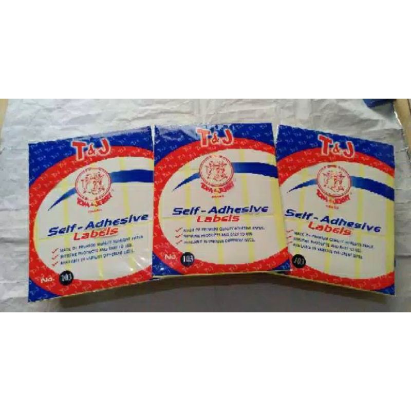 Jual Tom and jerry label 103 T&j labels no. 103 self-adhesive 1Pack saja | Shopee Indonesia