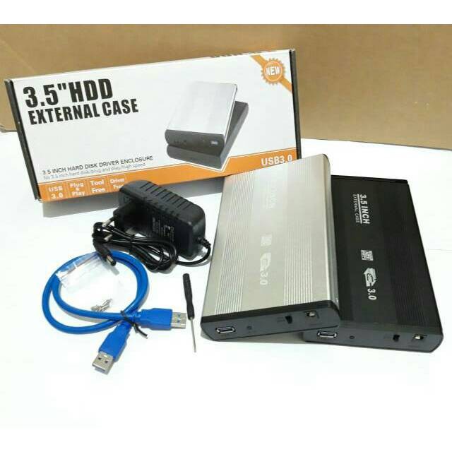 Jual Casing Hardisk External 3.5" SATA USB 3.0 HDD Case HDD Enclosure | Shopee Indonesia