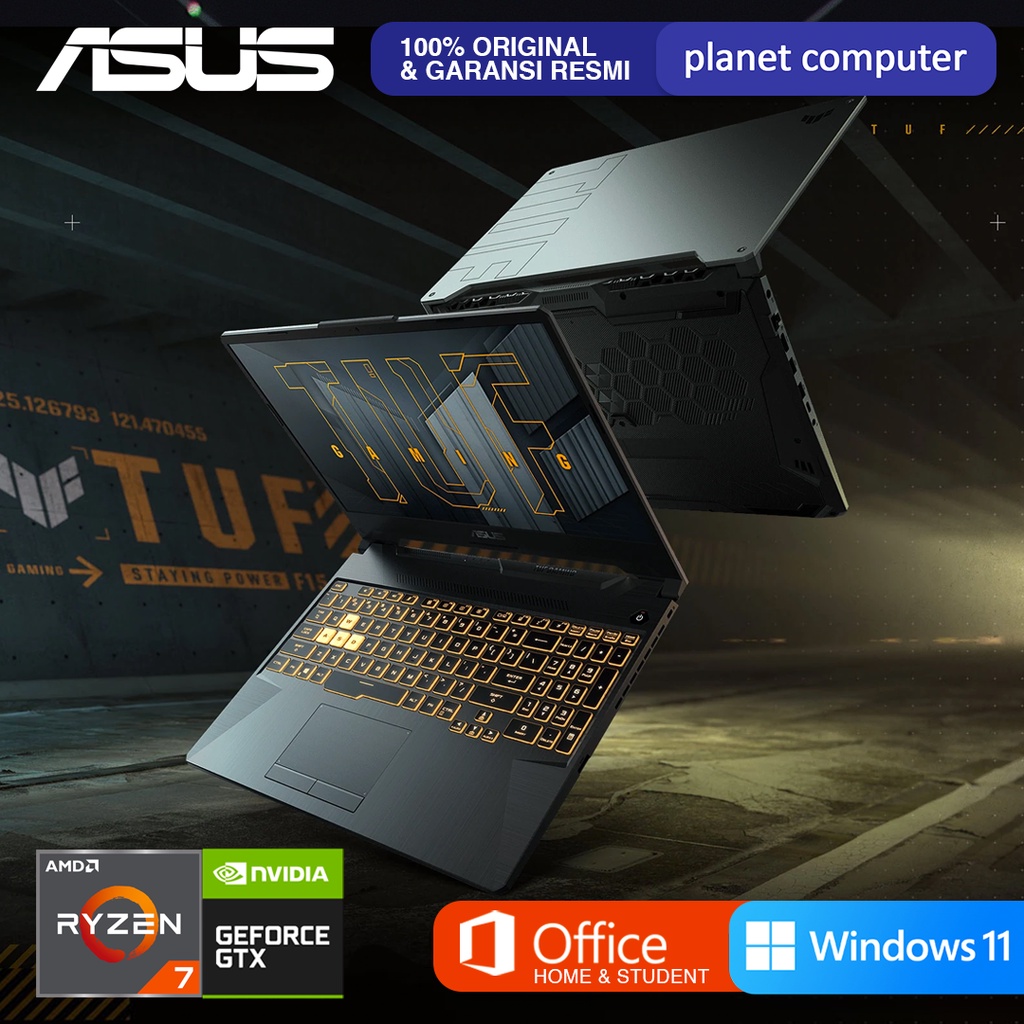 Jual ASUS TUF FA506IHRB Ryzen-5-4600H 8GB 512GB SSD GTX1650 8GB Win11 ...