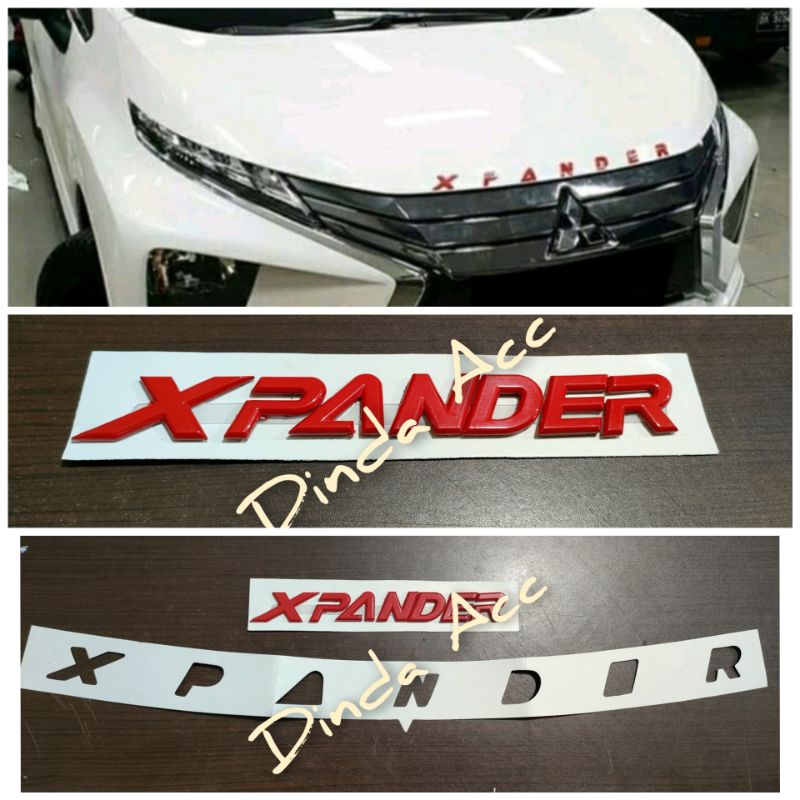 Jual Emblem Kap Mesin Xpander Emblem Engine Hood Moulding Mitsubishi ...
