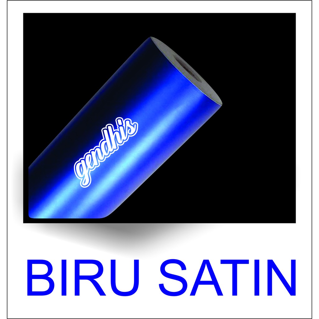 Jual Stiker Biru Satin/Metalic Doff Biru | Shopee Indonesia