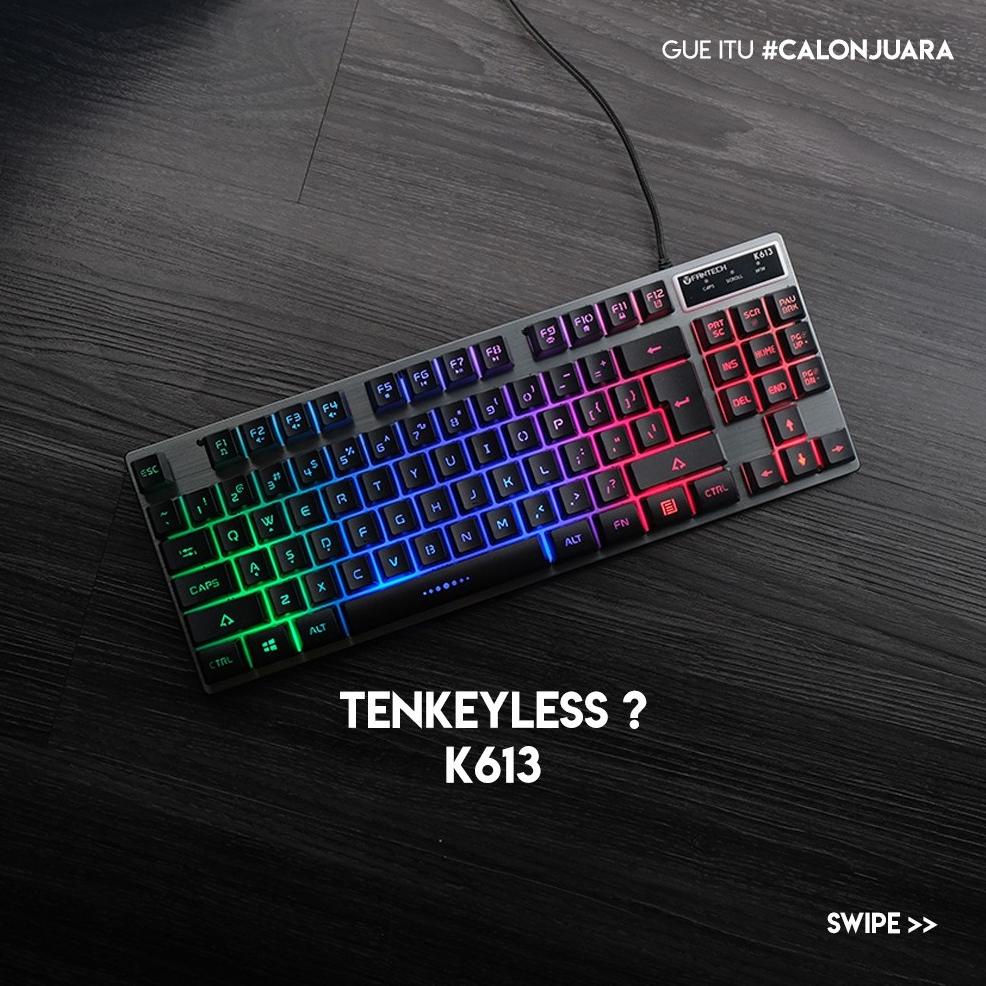 Jual Fantech Fighter K613 Tkl / K613X Tournament Edition Gaming Keyboard Aluminium Cover ...