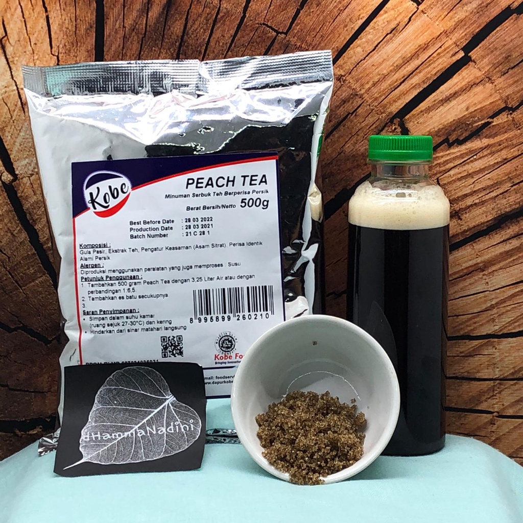 Jual Peach Tea Kobe 1/2 kg / peach tea powder 500 gr /serbuk minuman ...