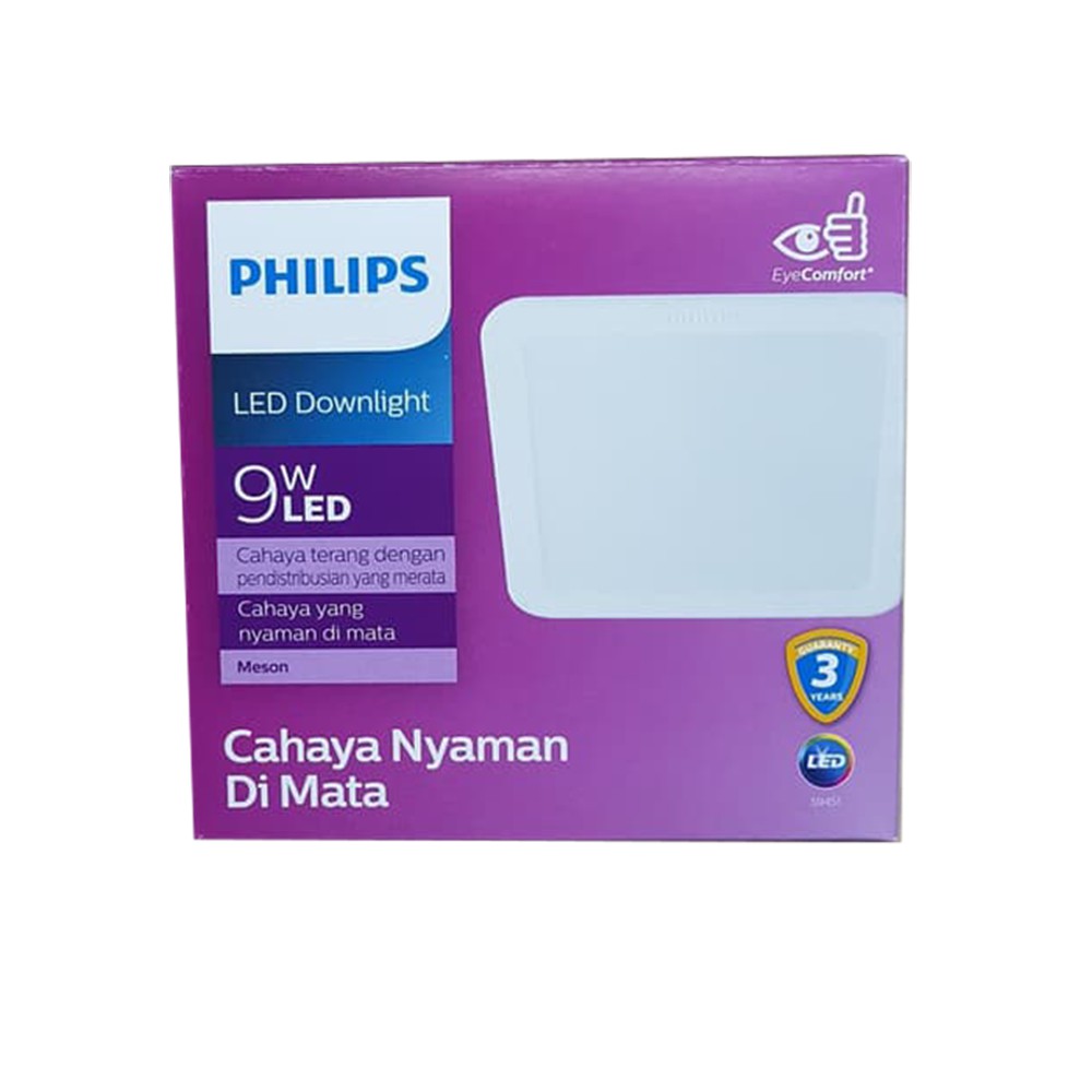 Jual Lampu Downlight Kotak Philips 9 Watt 59451 Meson | Shopee Indonesia