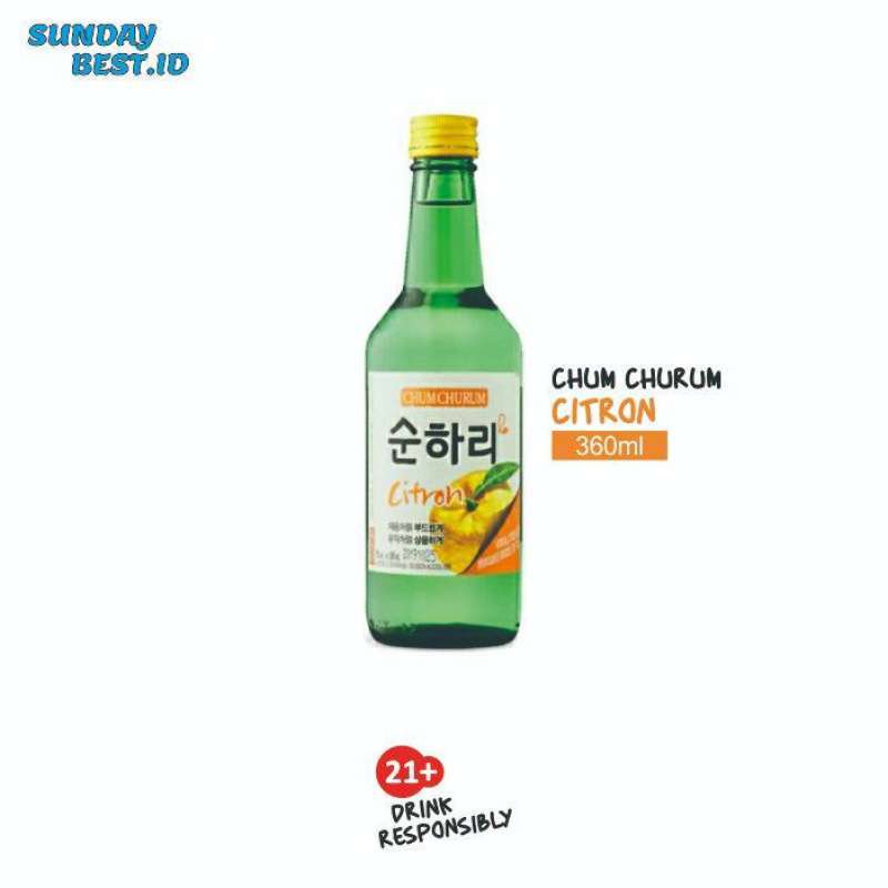 Jual Chumchurum Soju Korea Import Citron 350ML | Shopee Indonesia