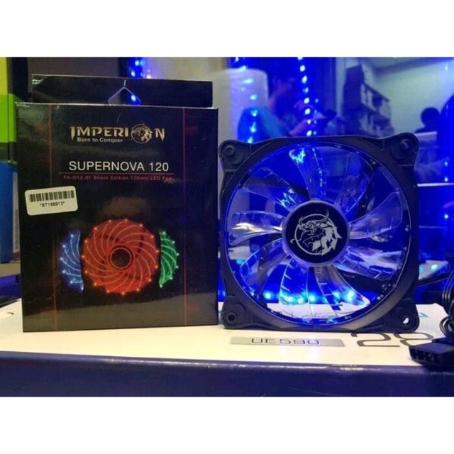 Jual Fan case 12 cm imperion supernova 120 imperion fan casing 12cm LED ...