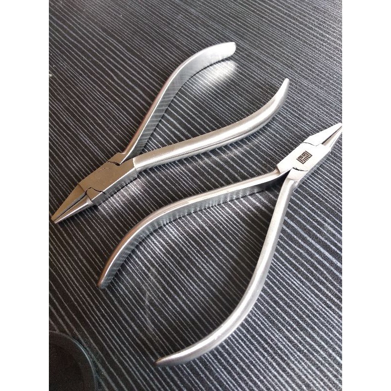 Jual TANG KLAMER DENTAL ROUND FLAT Bulat Pipih Merc amma Dental Kit ...