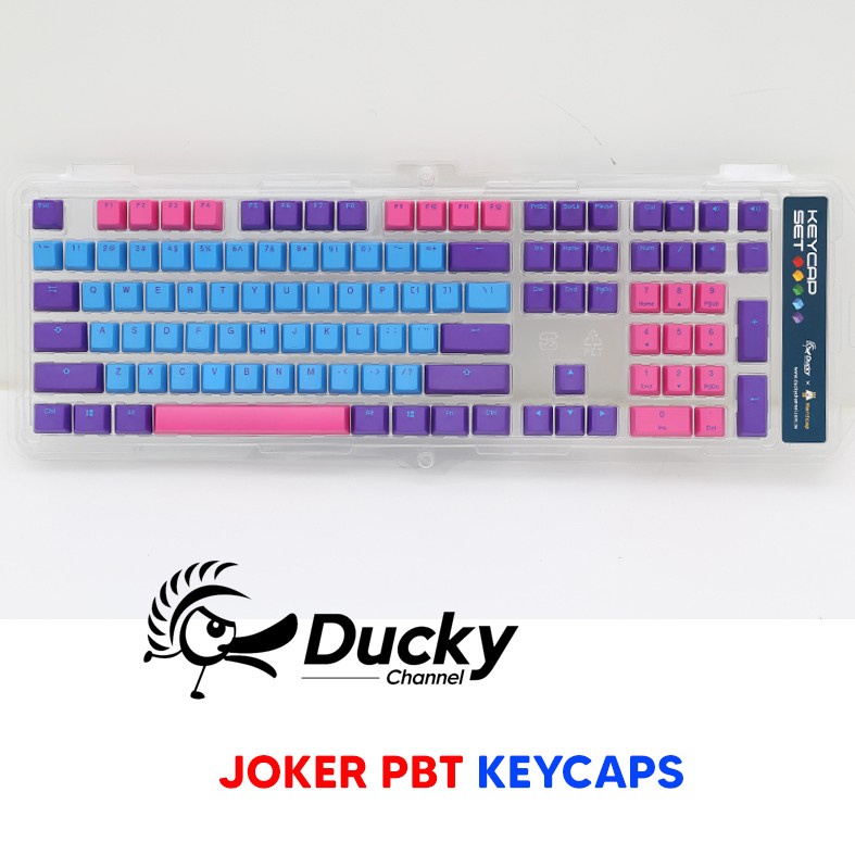Jual Ducky Joker Edition PBT Doubleshot ANSI for Mechanical Gaming ...