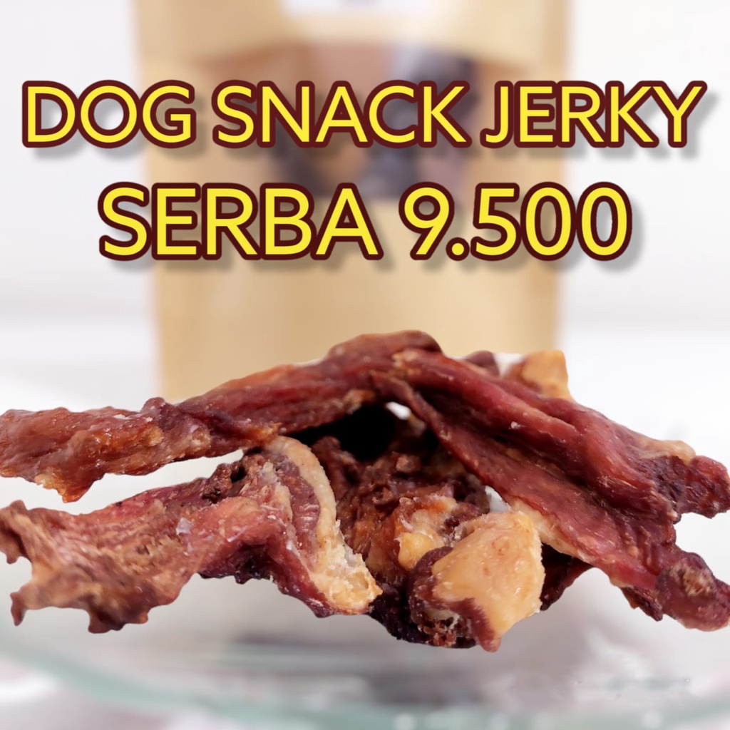 Jual SERBA 9,500 !! DOG DEHYDRATED JERKY SNACK & TREATS - BISA SEMUA ...