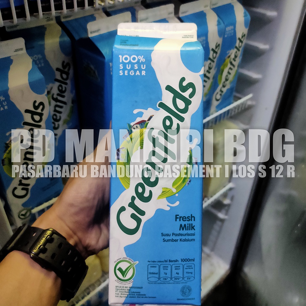 Jual GREENFIELDS FRESH MILK 1 L | Shopee Indonesia