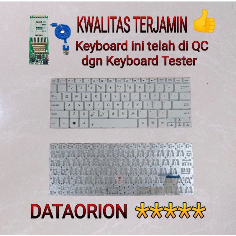 Jual Keyboard putih Asus X201 X201E X202 S200 S200E Q200 White Black ...