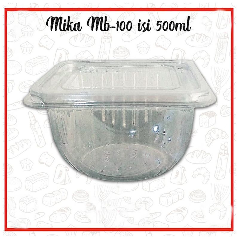 Jual Mika Salad Buah MB-100 isi 500ml (20pcs) | Shopee Indonesia