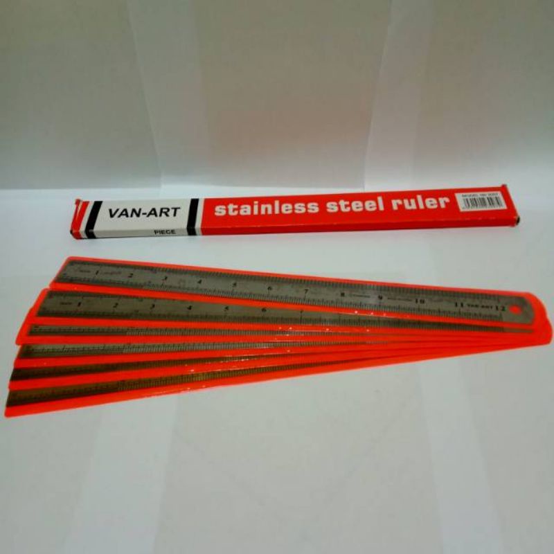 Jual Penggaris Besi Elastis Van-Art 30 Cm | Shopee Indonesia