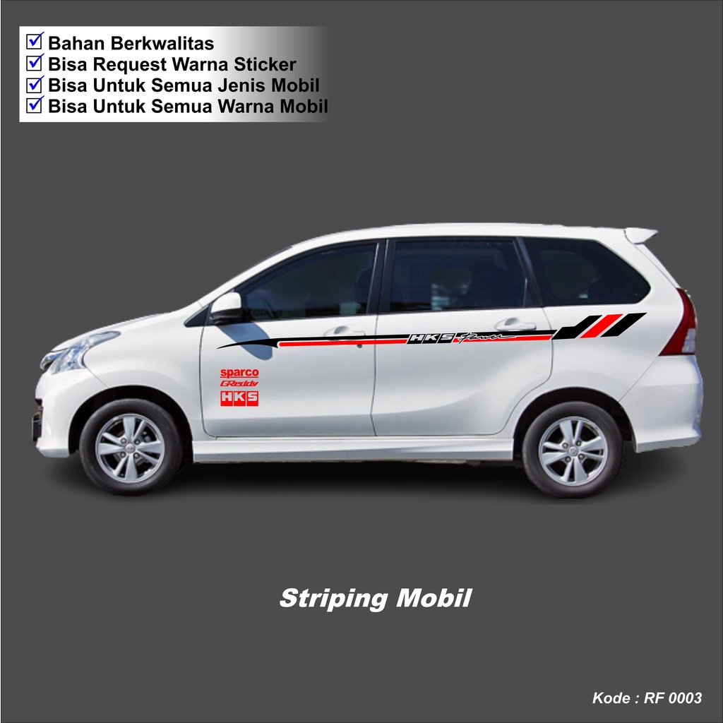 Jual Sticker Mobil Stiker Cutting Xpander Rush Ertiga Avanza Xenia ...