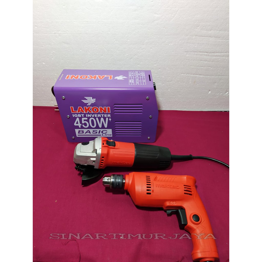 Jual PAKET TUKANG LAS / MESIN LAS LAKONI / GURINDA MAKTEC / BOR 10MM ...
