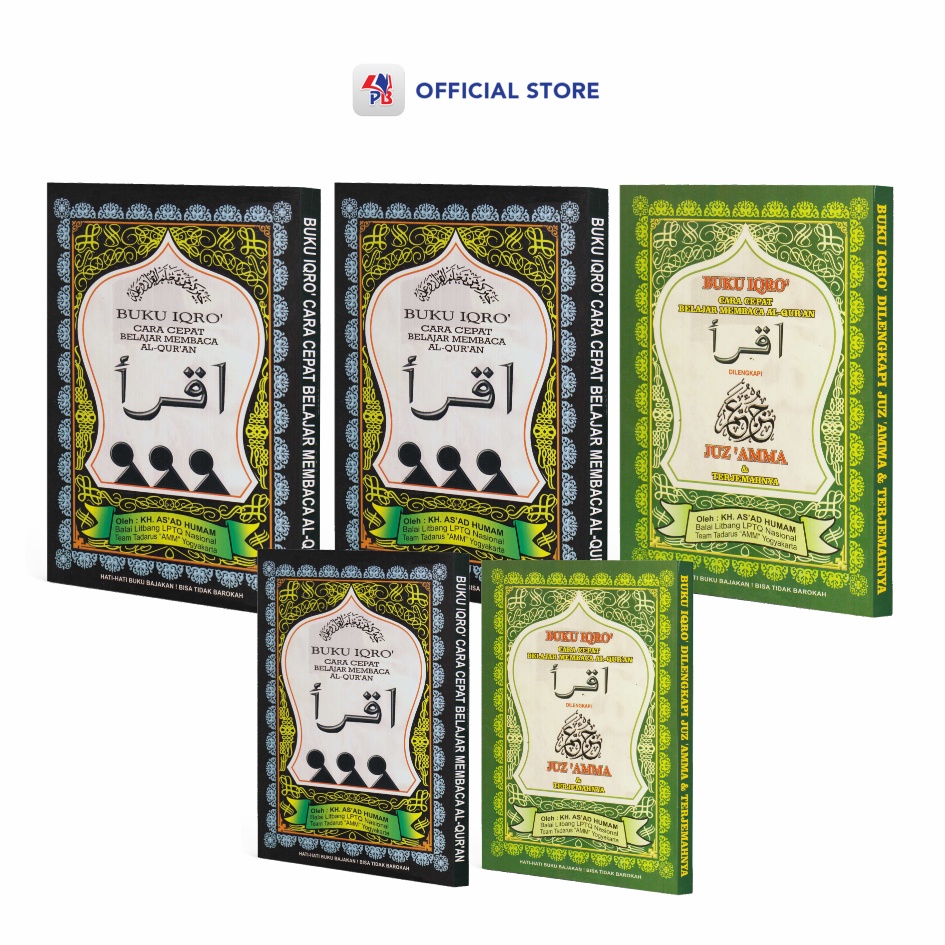 Jual Buku Iqro Anak Iqra Anak BesarJilid 1 Sampai 6 dengan Juz Amma ...
