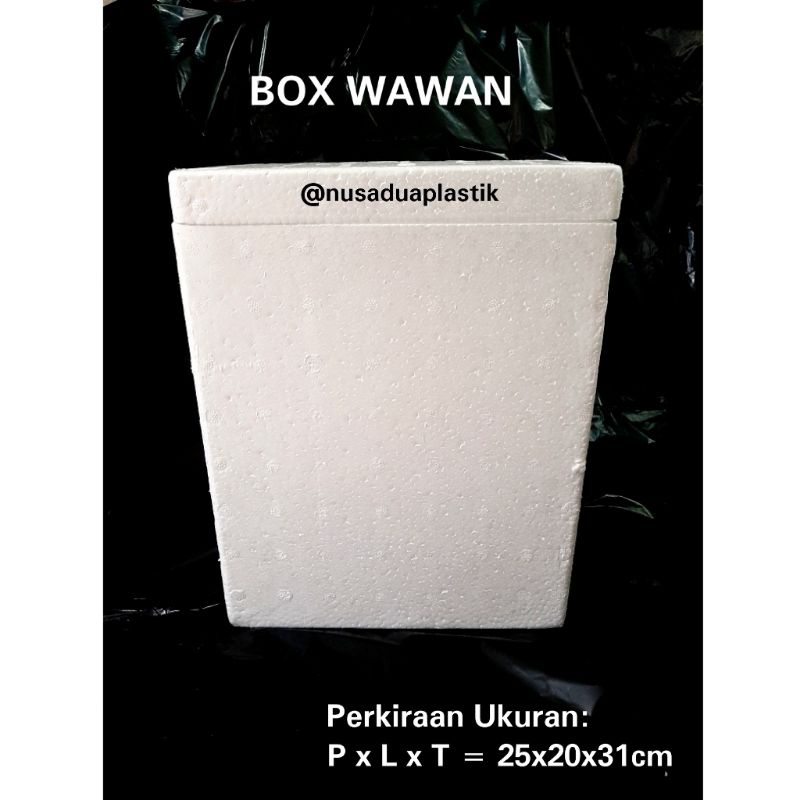 Jual Box Wawan Kecil Gabus Styrofoam Kotak | Shopee Indonesia