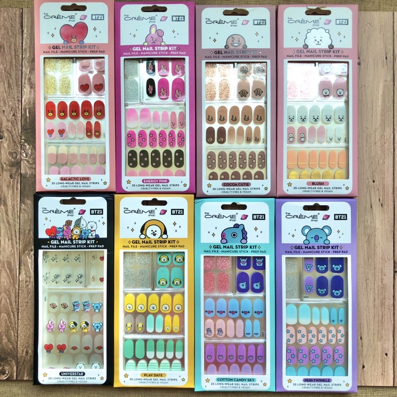 Jual SALE!! BTS BT21 Gel Nails Collection | Shopee Indonesia