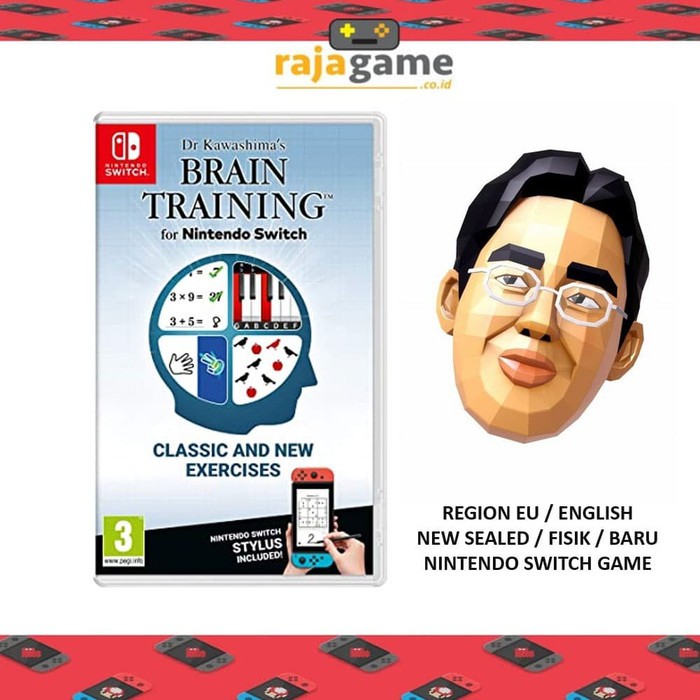 Jual Dr. Kawashima's Brain Training for Nintendo Switch Game (EU ...