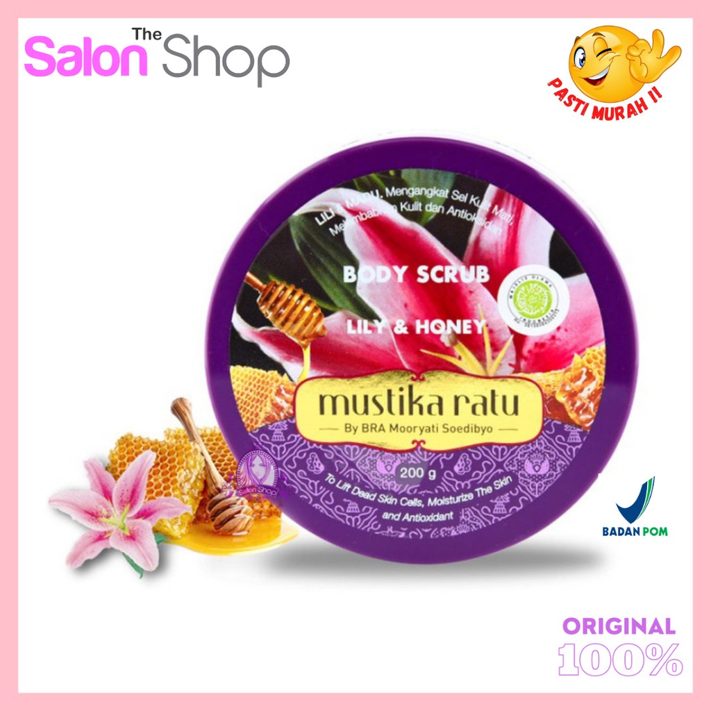 Jual Mustika Ratu Body Scrub Lily Honey 200gr | gdlb01 | Shopee Indonesia