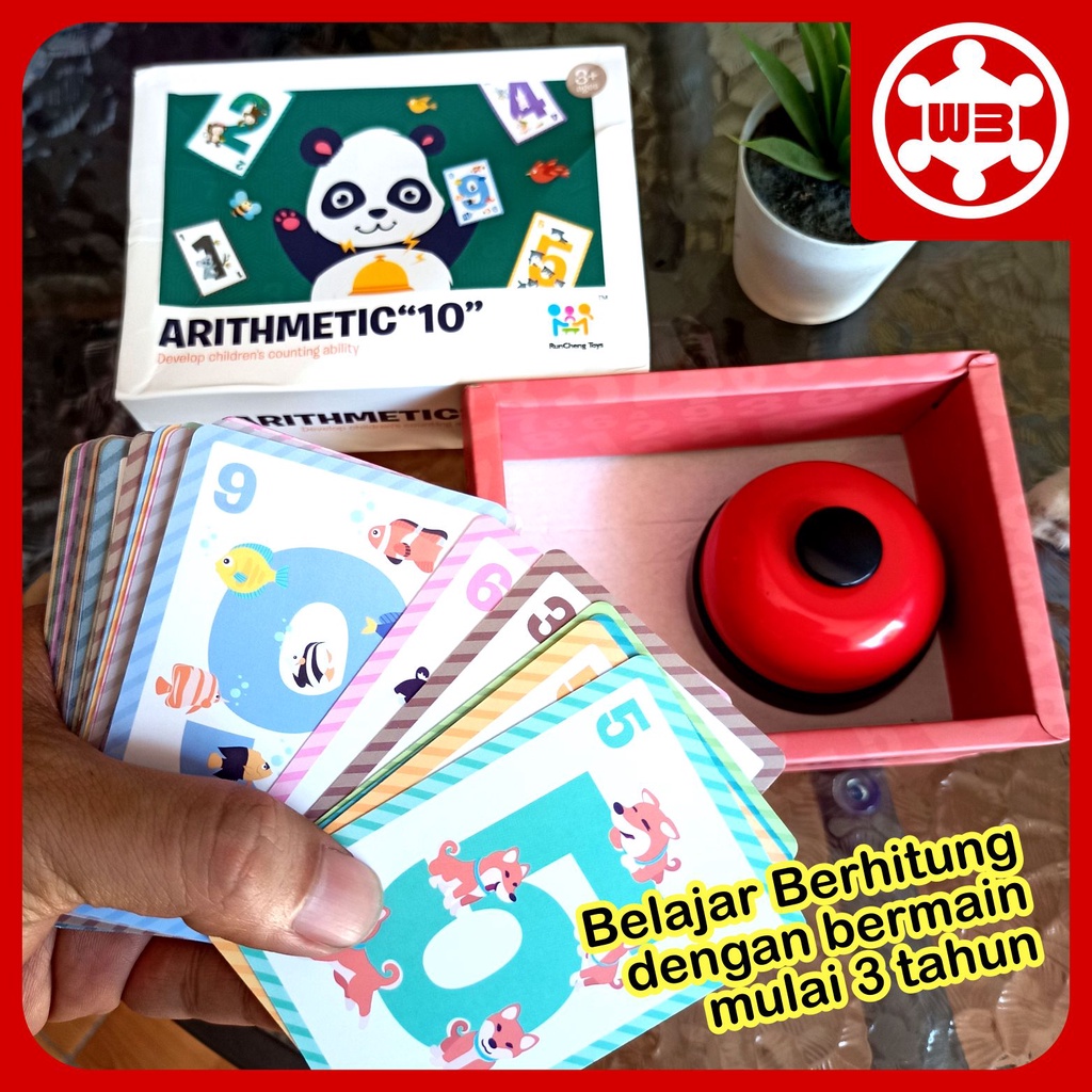 Jual Arithmetic 10 Board Game + Ring Bell - Alt. Halli Galli - Game ...