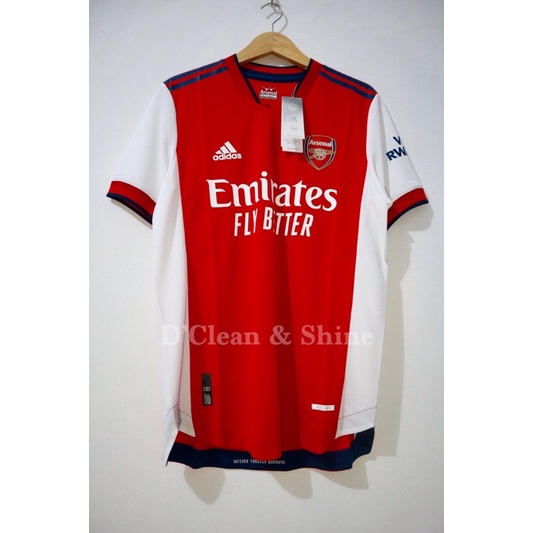 Jual Jersey Original Arsenal Home 2021/2022 Authentic Heat Rdy | Shopee ...