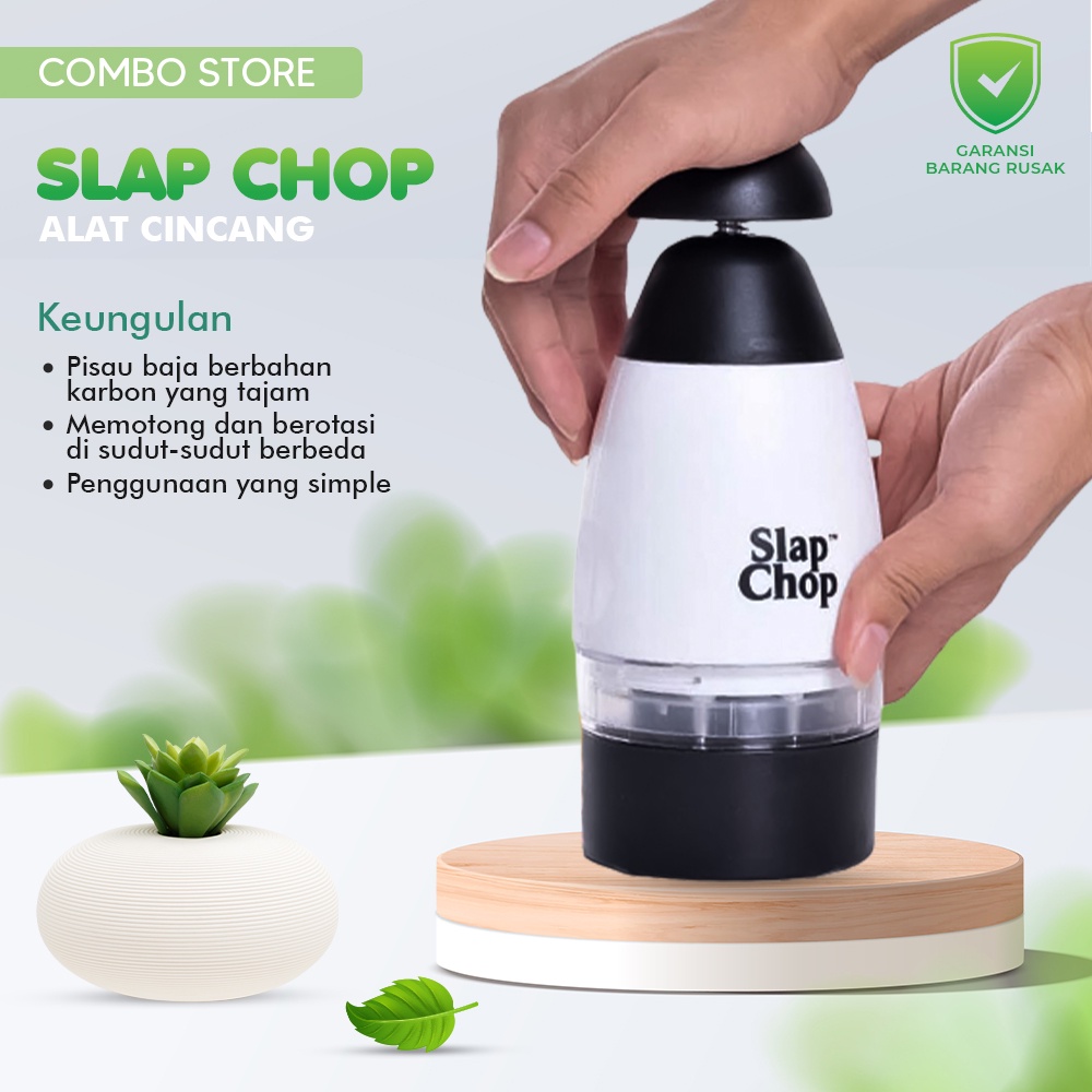 Jual Alat Penghalus Bumbu Slap Chop Chopper Pencacah Bawang Sayur ...