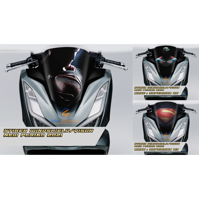 Jual Sticker Windshield New PCX 160 2021 | Stiker Visor Decal New PCX ...