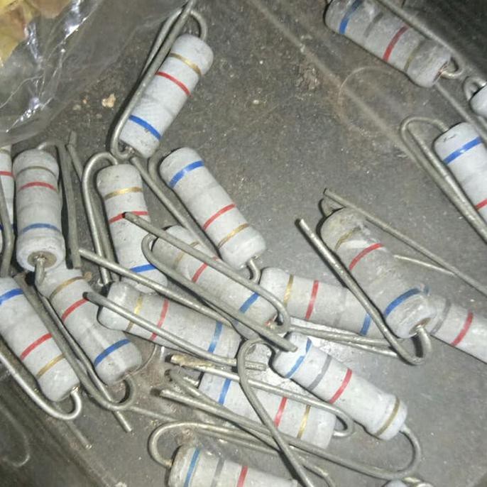 Jual Resistor 2Watt R 2W 6.8K 6k8 ohm rajvr02 dijamin | Shopee Indonesia