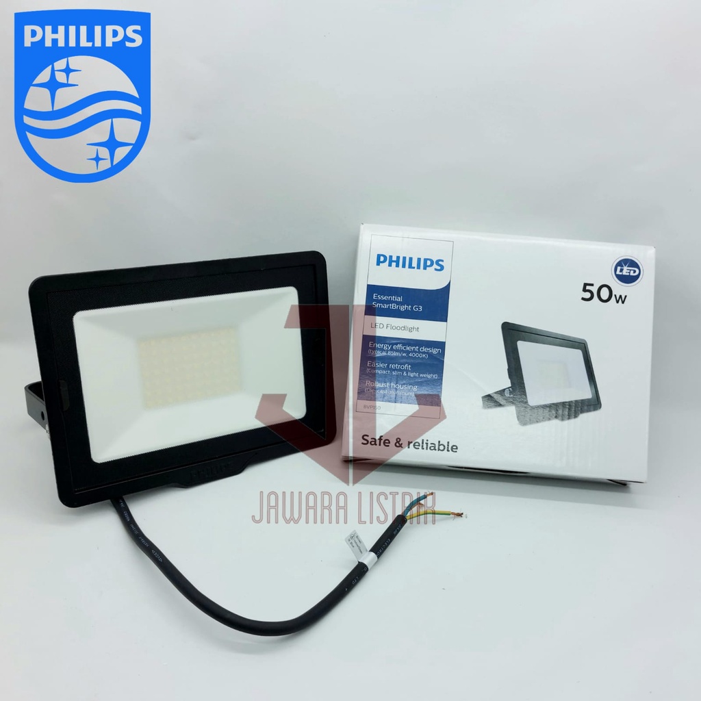 Jual FLOOD LIGHT PHILIPS LED BVP150 50W 50 WATT W LAMPU SOROT | Shopee Indonesia