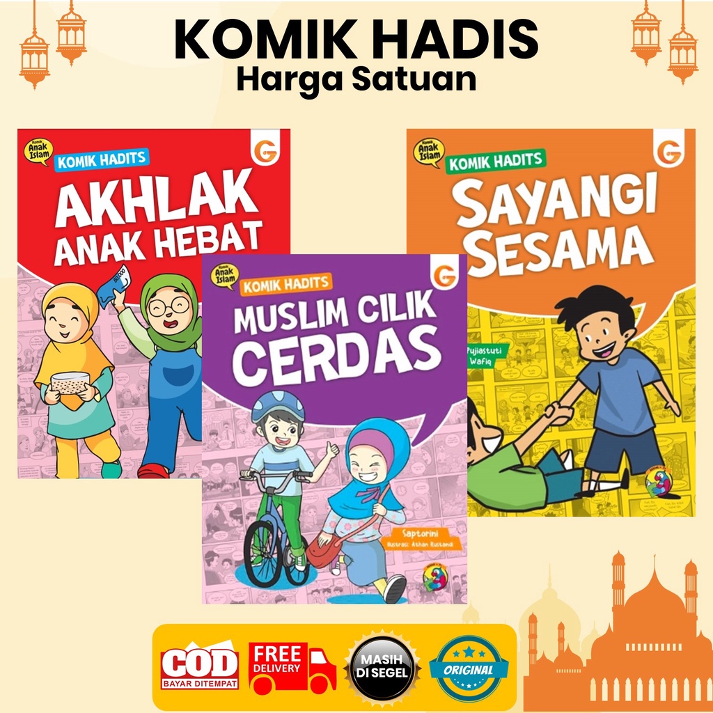 Jual Komik Anak Muslim - Komik Hadist: Muslim Cilik Cerdas, Sayangi ...