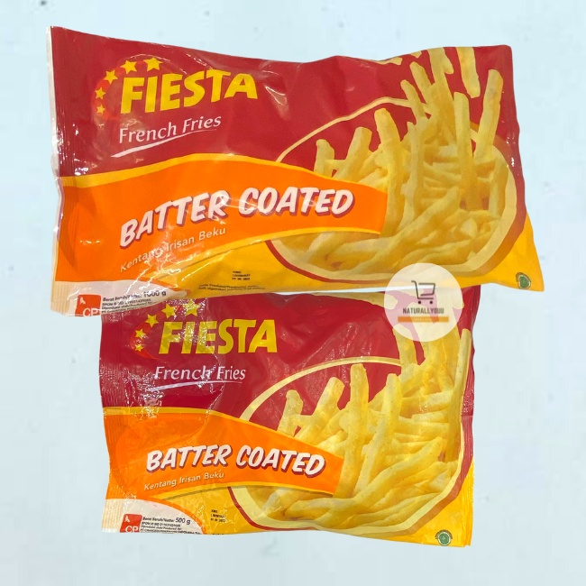 Jual Fiesta French Fries Batter Coated Kentang Keju Fiesta 500gr / 1kg ...