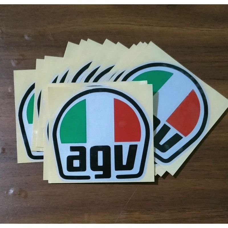 Jual STICKER CUTTING AGV STICKER HELM | Shopee Indonesia