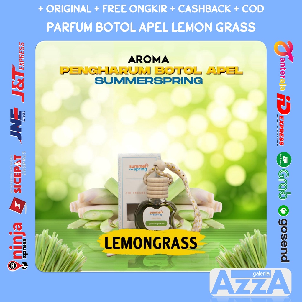 Jual PEWANGI RUANGAN AROMATERAPI LEMON GRASS PREMIUM PARFUM MOBIL ...
