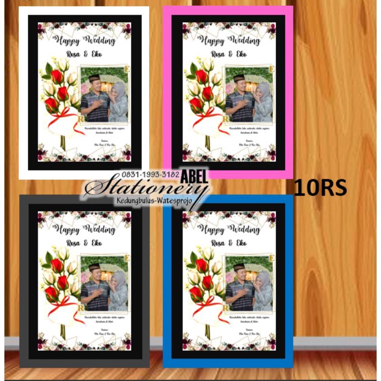 Jual Pigora Frame 10rs/Kado Wisuda/wedding/ultah Rose 2D. | Shopee ...
