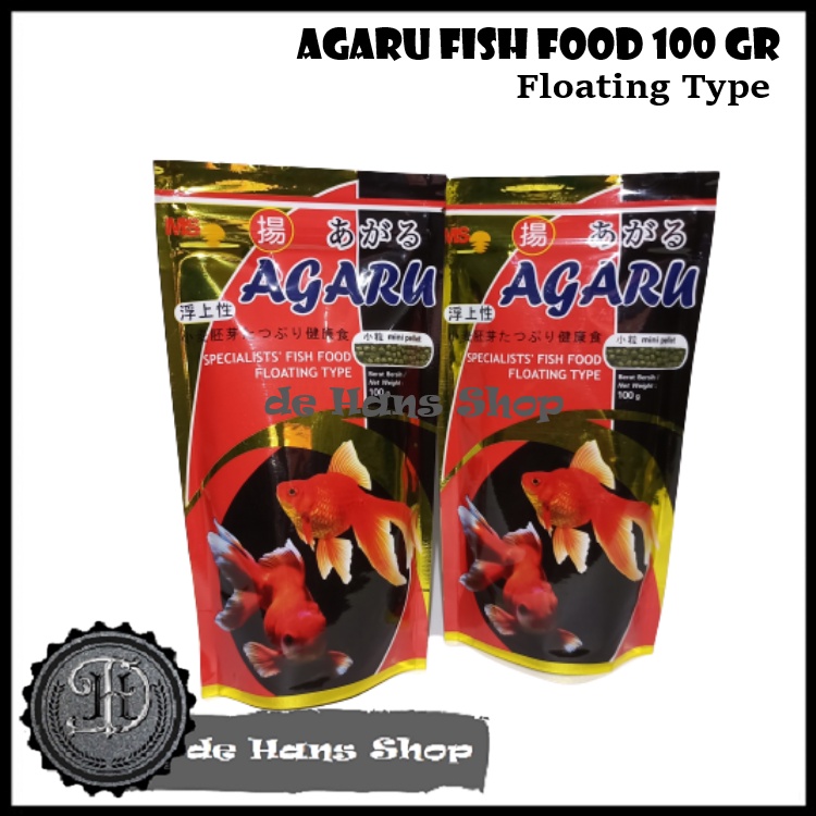 Jual AGARU Fish Food Floating Fishfood Pakan Koki Makanan Ikan ...