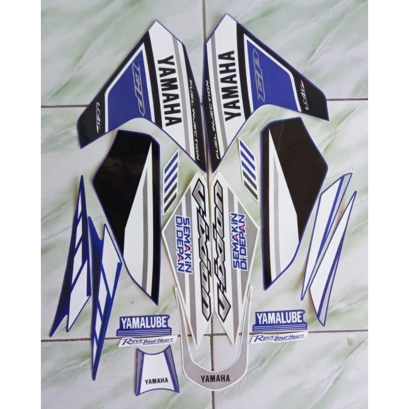 Jual Striping sticker lis body yamaha new vixion lightning nvl gp 2014 ...