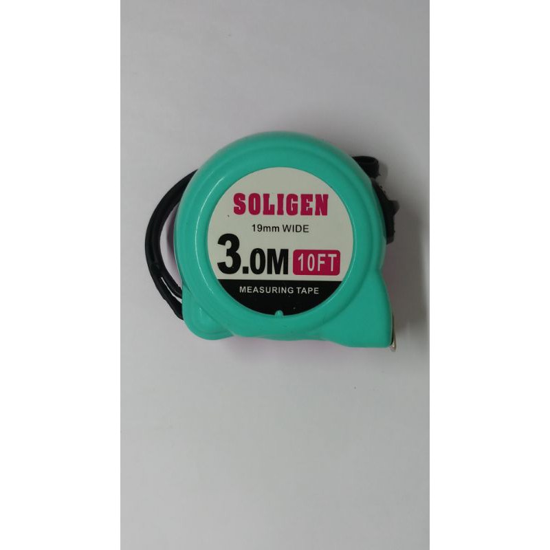 Jual Meteran Bangunan 3meter Merk Soligen / Meteran Roll 3M | Shopee ...