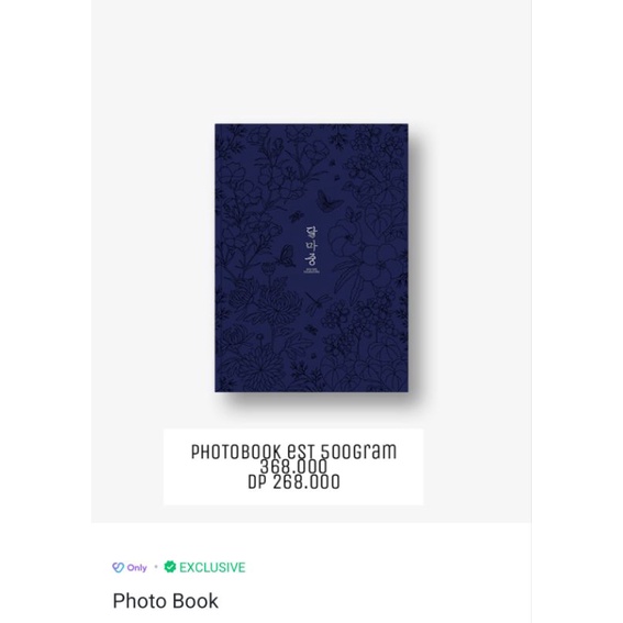 Jual photobook dalmajung est 500gr [po] | Shopee Indonesia