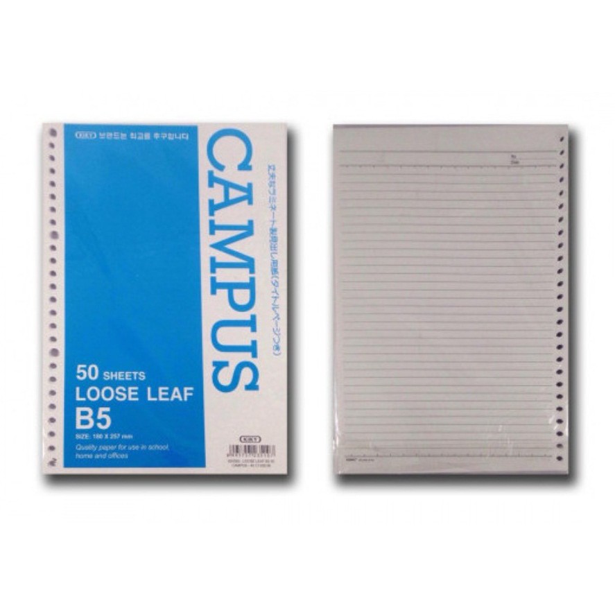 Jual Loose Leaf | Isi Binder KIKY Ukuran B5 Isi 50 Lembar Bergaris & Polos | Shopee Indonesia