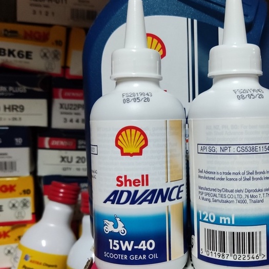Jual Oli Gear Motor Matic Scooter SHELL 120 mL Mio NMAX Beat Vario ADV ...