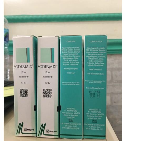 Jual Sodermix Cream 15 gram | Shopee Indonesia