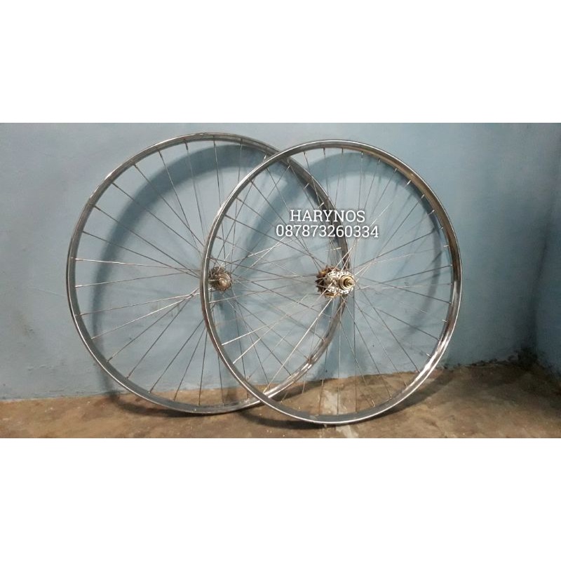 Jual velg set sepeda onthel roda onthel velg ring 28 sepeda onthel ...