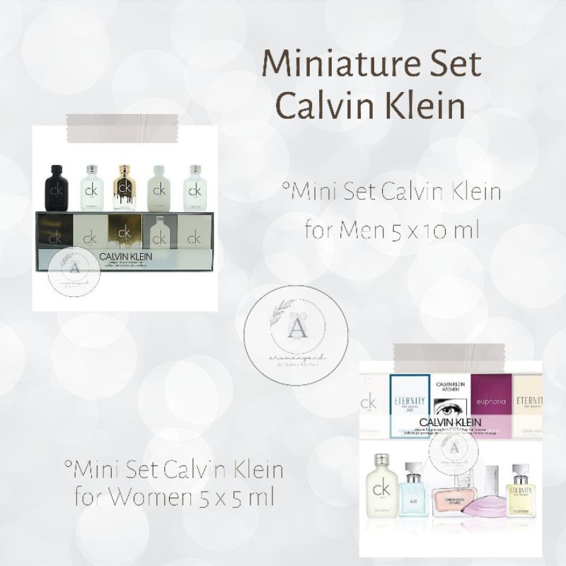 Jual Miniature Set Calvin Klein | Shopee Indonesia