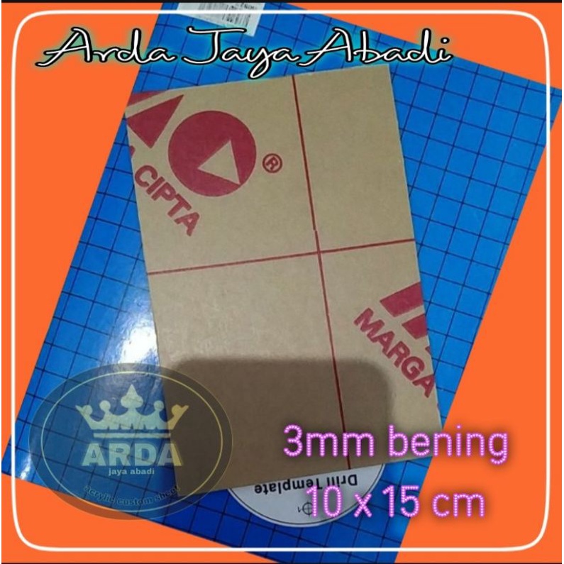 Jual Akrilik 3mm bening A6 ukuran 10 x 15 cm Acrylic sheet Marga cipta ...