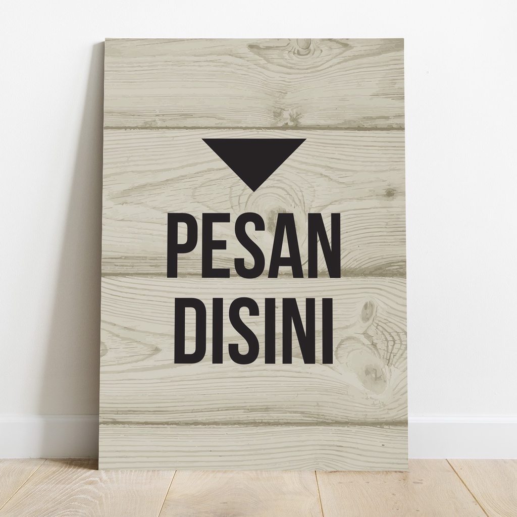Jual Poster Pesan Disini Order Here Warung Kopi Warkop Cafe Nongkrong ...